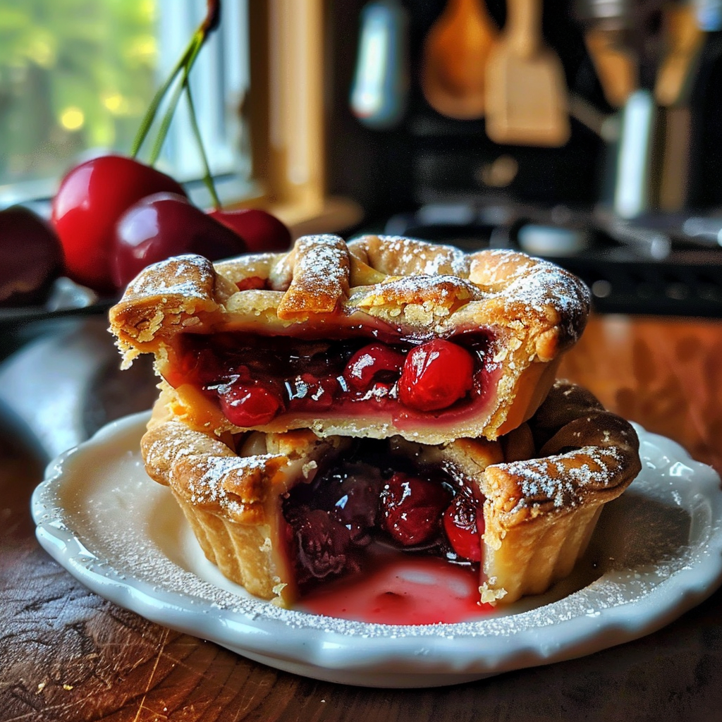 Mini Cherry Pies - TheMomChef